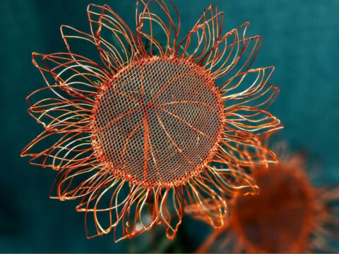 Make a Copper Wire Sunflower | Wessex Sculptors